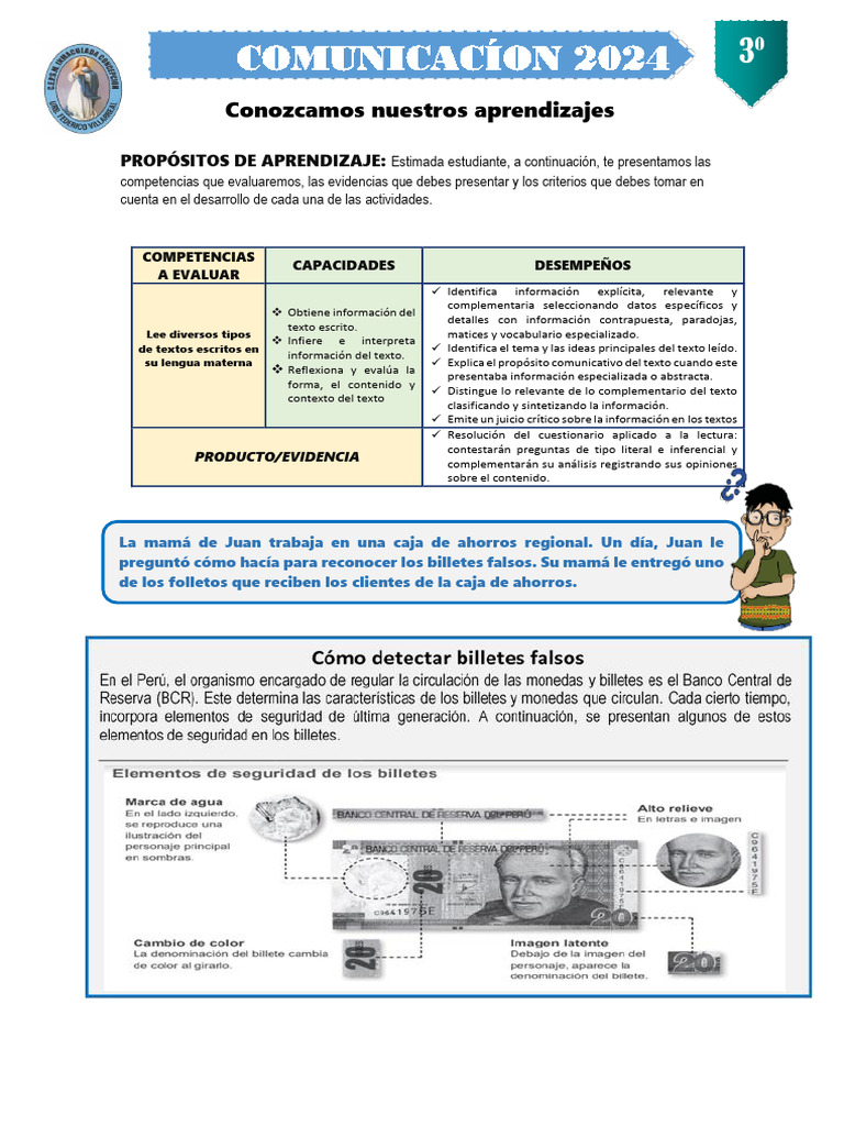 Conozcamos Nuestros aprendizajes-LEE 2024 | PDF | Crecimiento personal y profesional