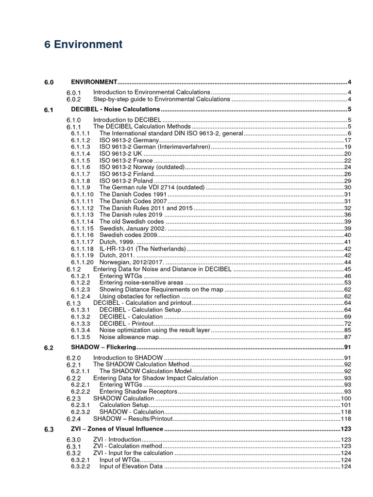 Environmental Calculations Guide | PDF | Noise | Decibel