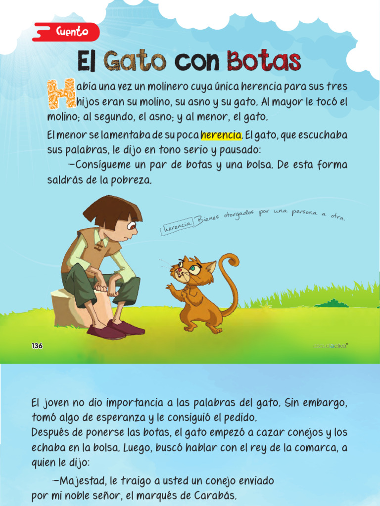 Resumen del Gato con Botas | PDF