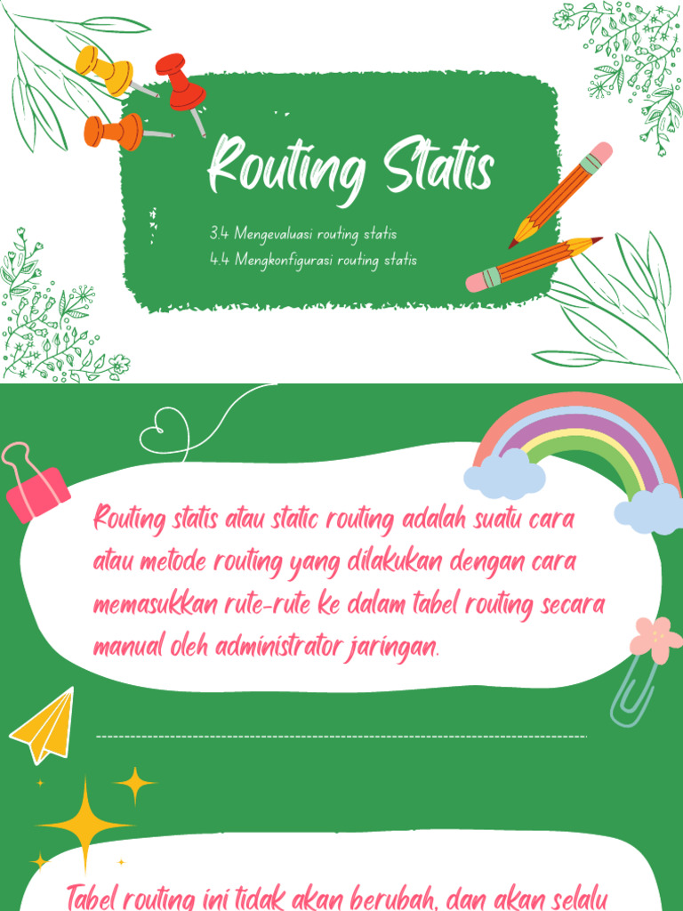 Panduan Lengkap Routing Statis | PDF