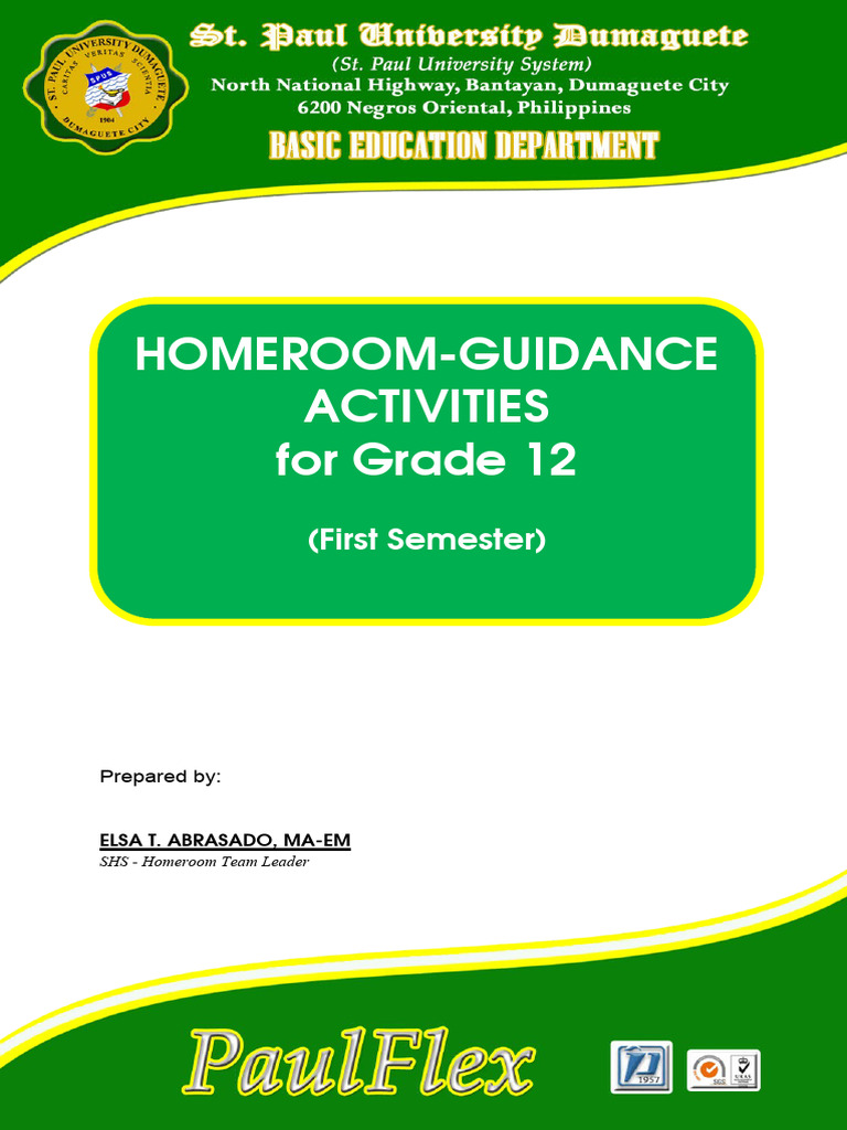 PBL Paul Flex Homeroom Grade 12 Friday! | PDF | Motivation | Motivational