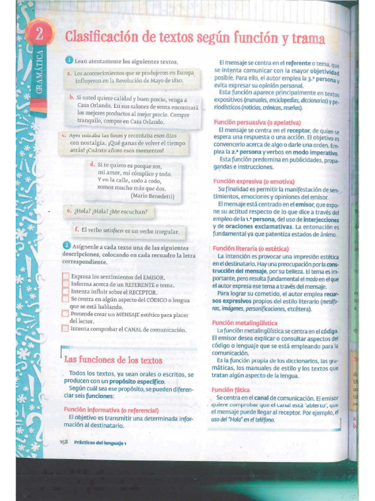 Funciones Del Lenguaje y Tramas | PDF