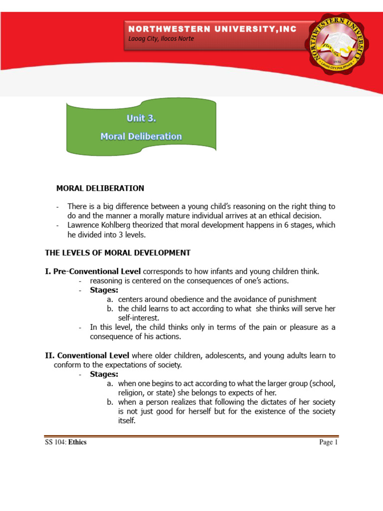 Moral Deliberation | PDF | Behavioural Sciences | Psychology