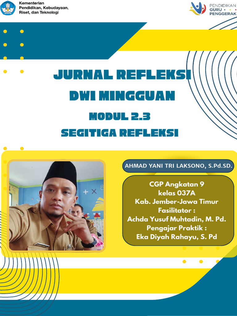 Jurnal Refleksi Dwi Mingguan Modul 2.3 Ahmad Yani | PDF