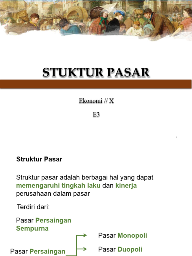 Struktur Pasar | PDF