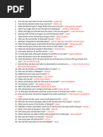 Exodus Bible Quiz with Answers | PDF | The Exodus | Book Of Exodus