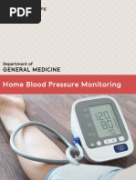 Home Blood Pressure Diary | PDF | Blood Pressure | Hypertension