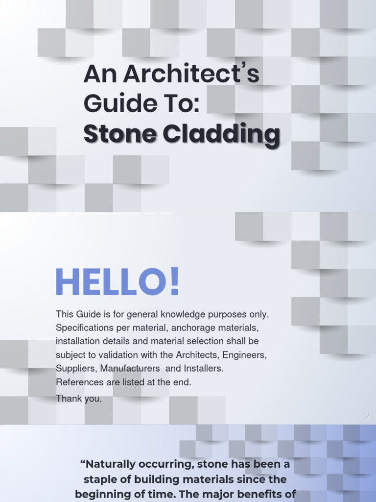 Architects Guide To Natural Stone Pdf Rock Geology Granite