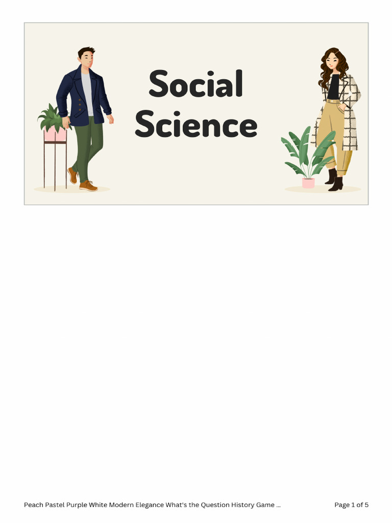 Jayrel Report Social Science | PDF