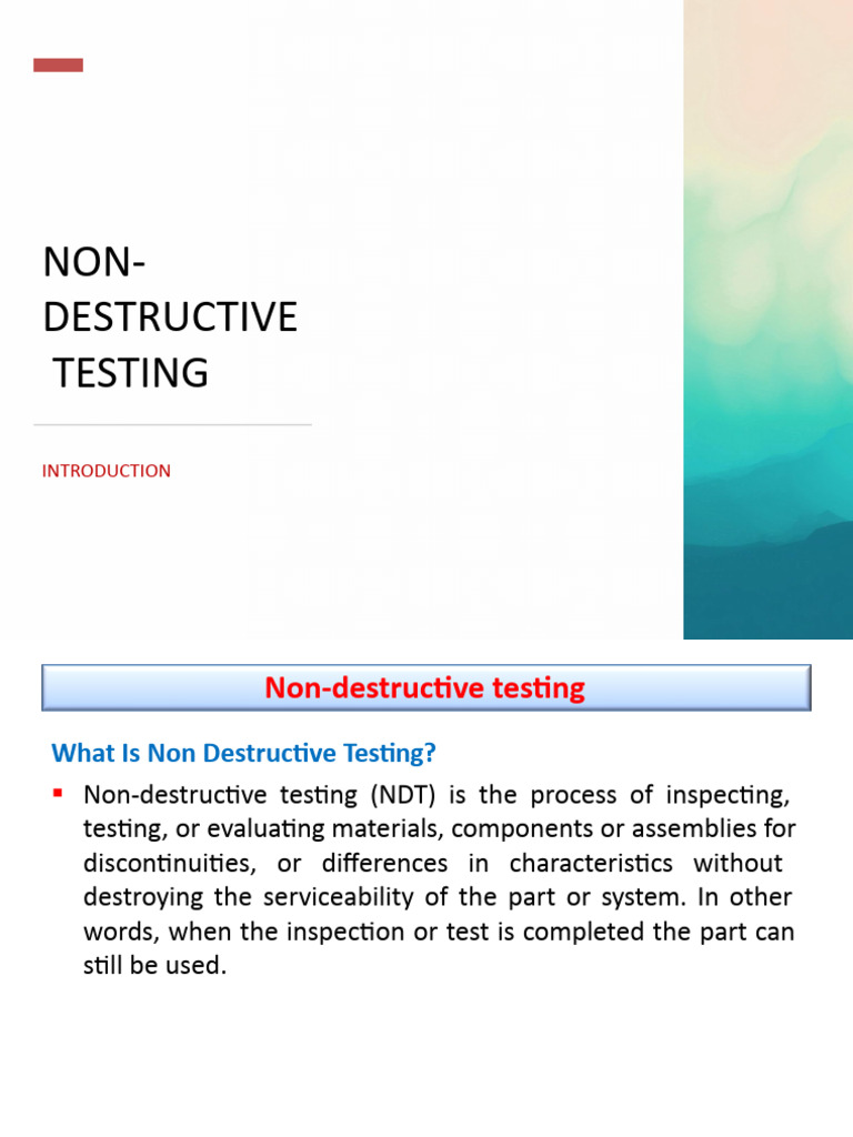 Intro - Visual Inspection | PDF | Technology & Engineering | Science ...