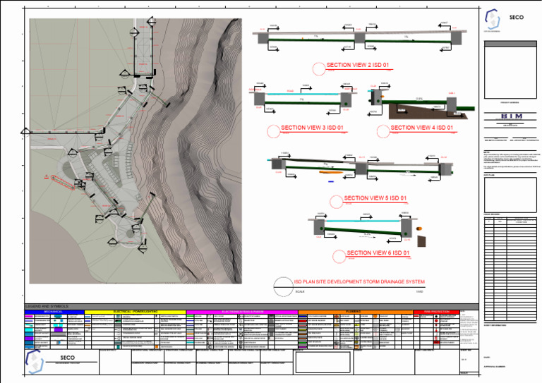 Isd Plan Site Development Storm Drainage System Part 1 | PDF | Civil ...