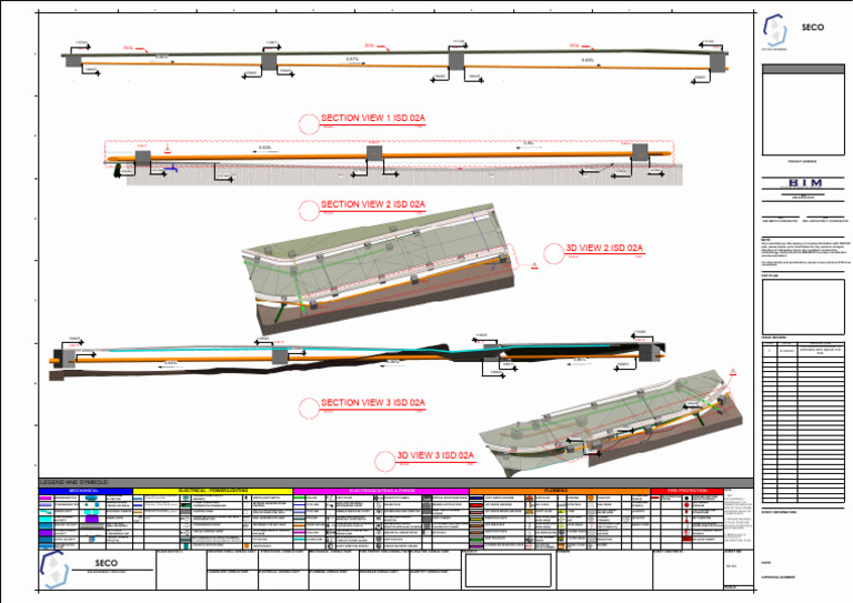Isd Plan Site Development Sewer Network System Sec - 3D Part 2 | PDF ...