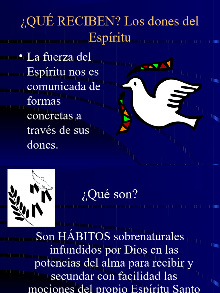 7 Dones ES | PDF | Dios | Fruto Del Espiritu Santo