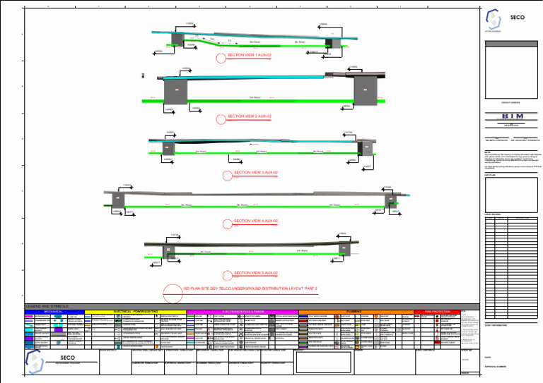 Isd Plan Site Dev Telco Underground Distribution Layout Part 2 | PDF