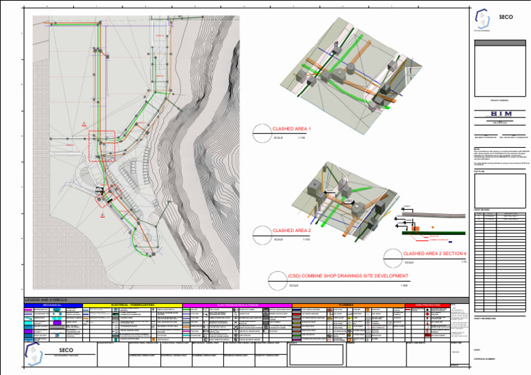 (CSD) Combine Shop Drawings Site Development Final | PDF | Duct (Flow) | Plumbing