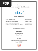 Organizational Structure of Infosys | PDF | Revenue | Corporations