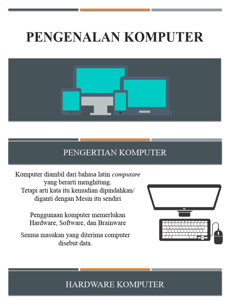 1. Pengenalan Komputer | PDF