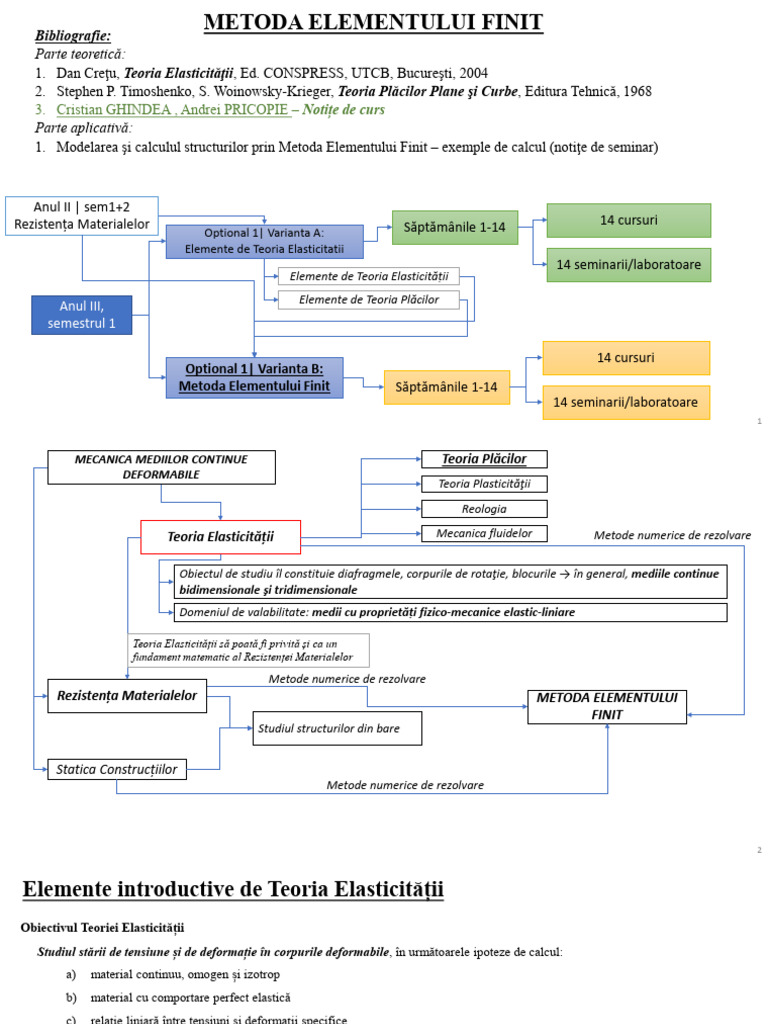 MEF - Prezentarea 1 | PDF