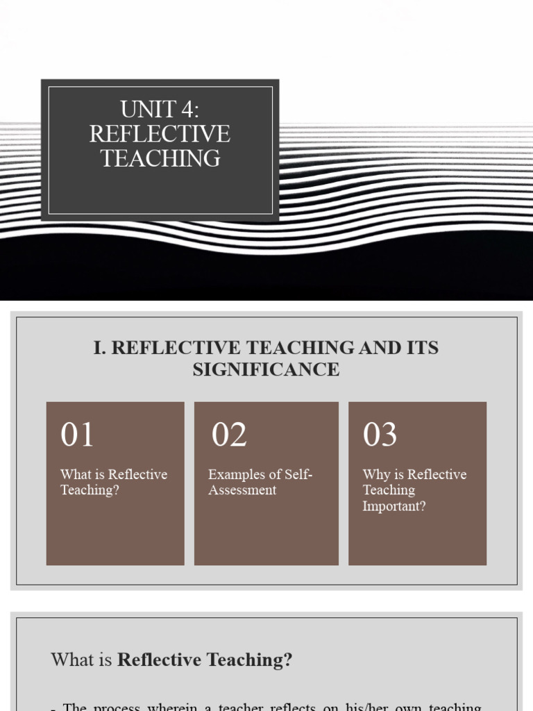 Unit 4 Reflective Teaching | PDF | Learning | Experience
