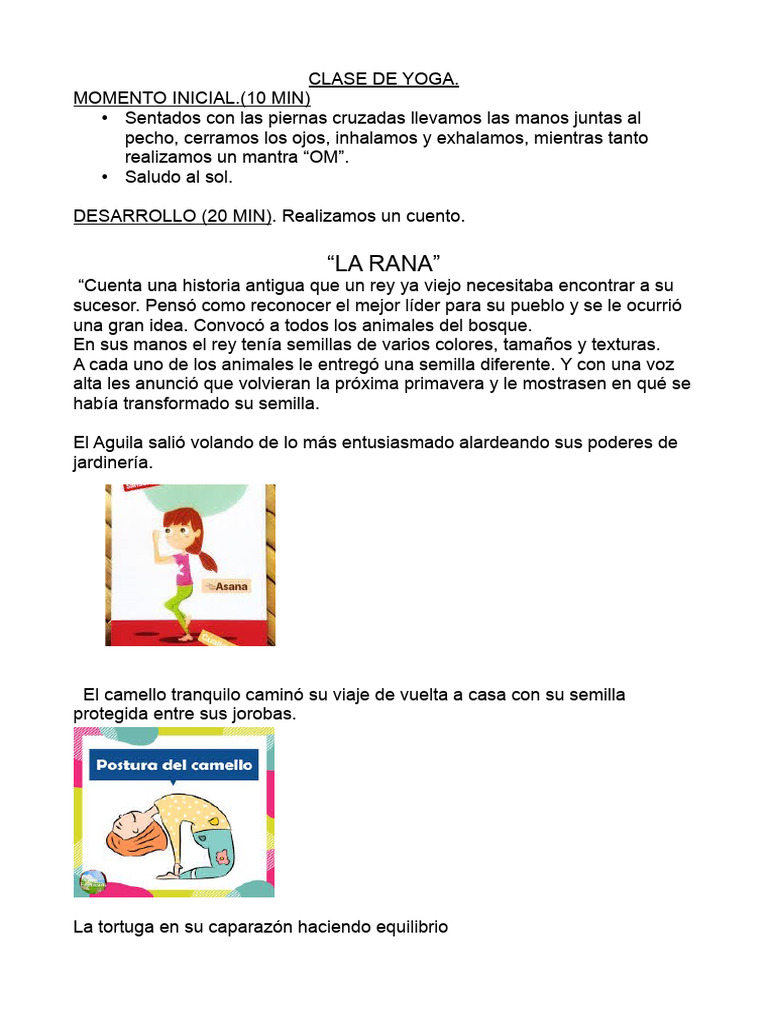 Cuento La Rana 1 Pdf Poesía