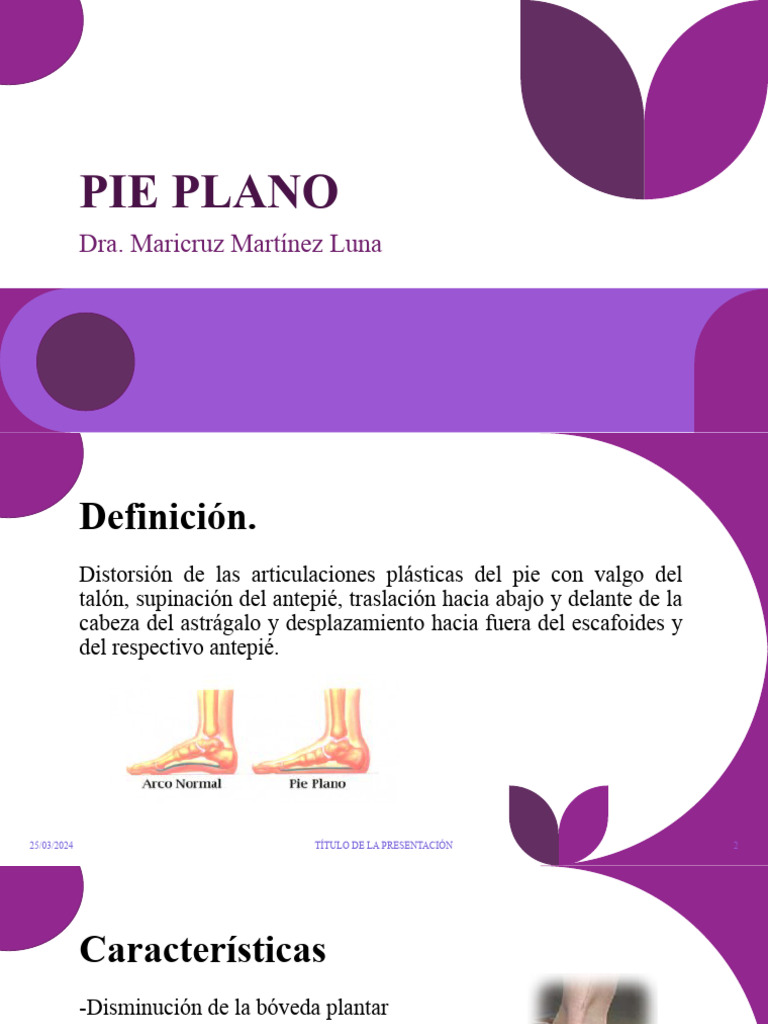 Causas y Tratamiento del Pie Plano | PDF | Pie | Anatomía humana