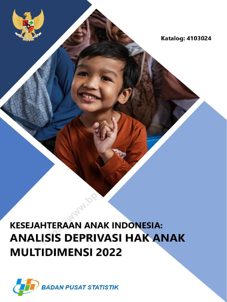 Analisis Deprivasi Hak Anak Multidimensi 2022 Bps | PDF