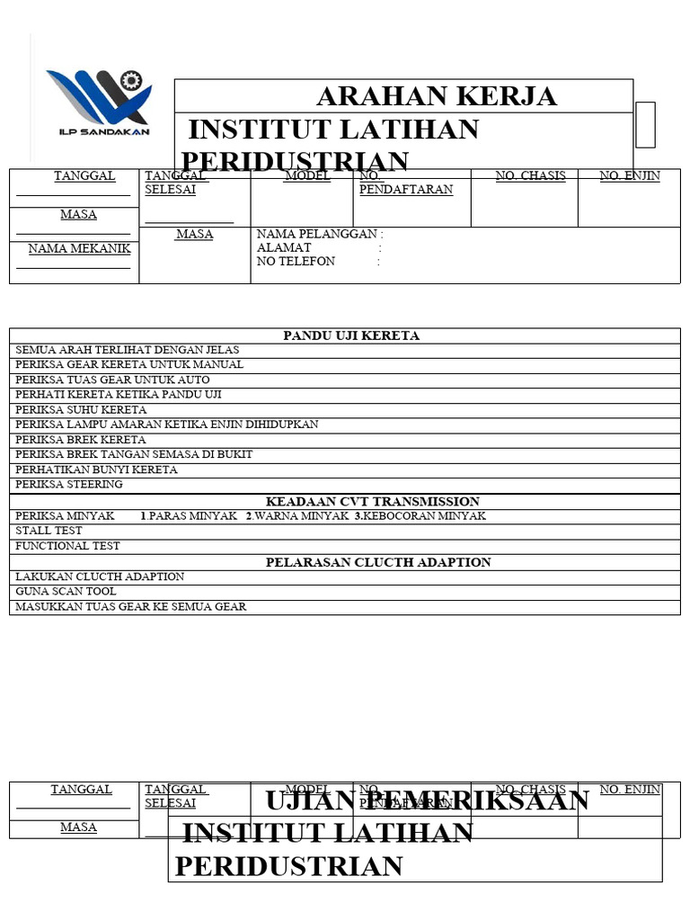 ARAHAN KERJA Yahs | PDF