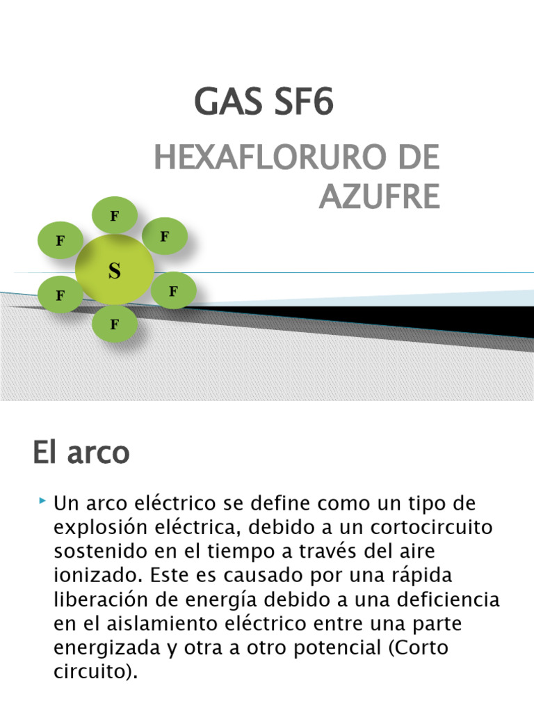 Gas SF6 Presentacion UNAB 1 | PDF