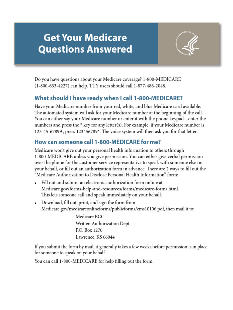 Medicare Questions Answered | PDF | Medicare (United States) | Medicaid