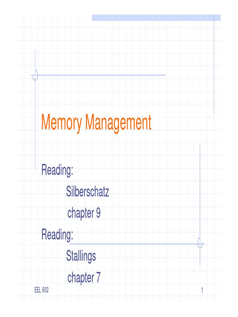 4.1 Memory Management | PDF | Computer Data Storage | Process (Computing)