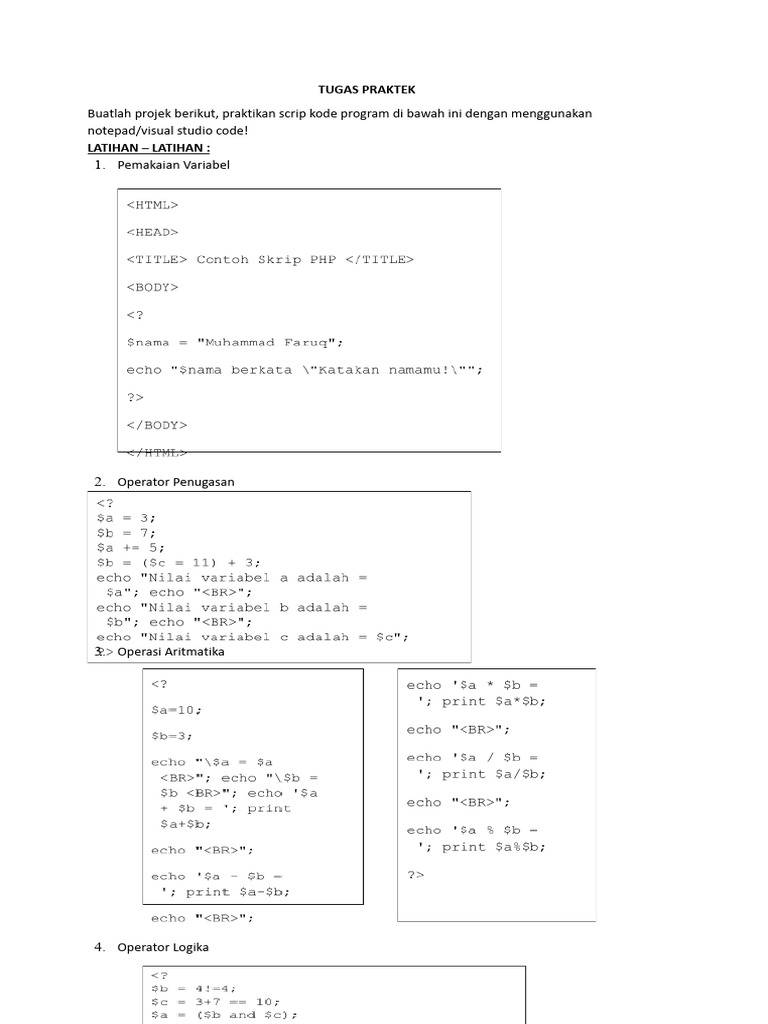Soal Praktek Server Side | PDF
