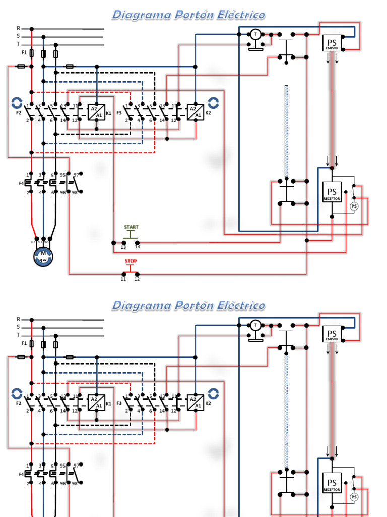 Diagrama Porton Electrico | PDF