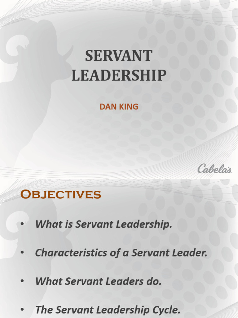 Servant Leadership Session PowerPoint | PDF