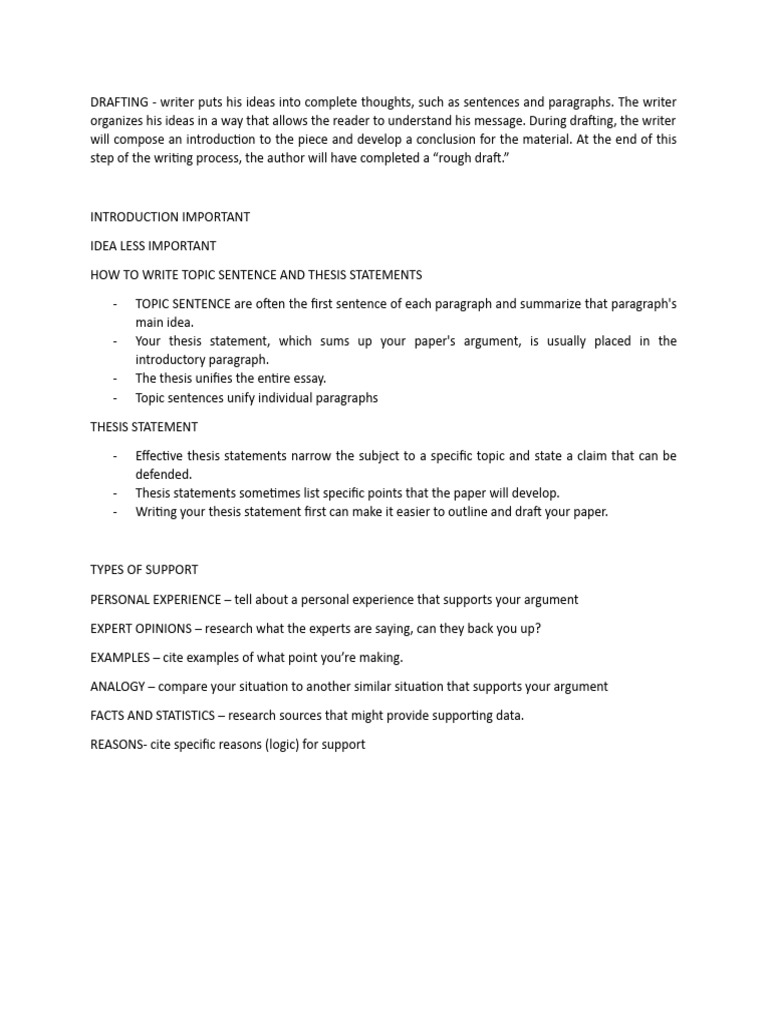 DRAFTING | Download Free PDF | Essays | Proofreading