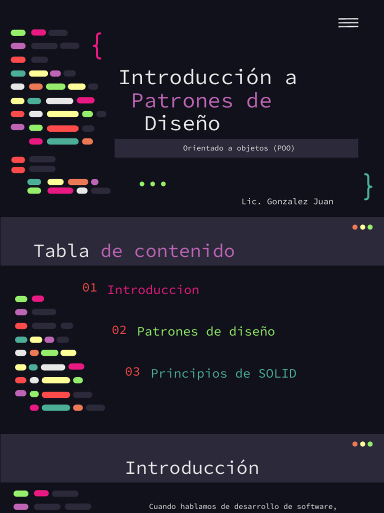 Patrones de Diseño | PDF | Objeto (informática) | Programación ...
