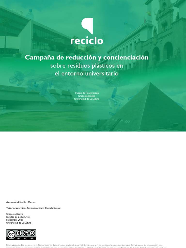 Campana de Reduccion y Concienciacion Sobre Residuos Plasticos en El ...