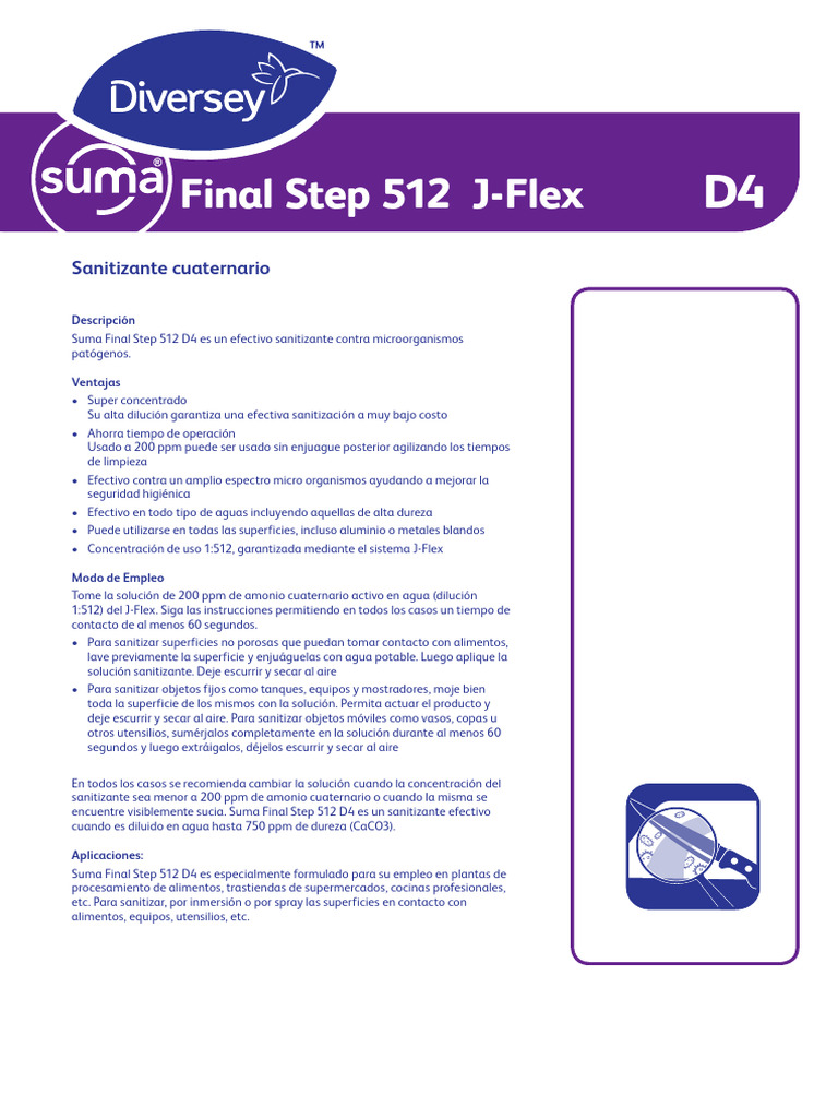 PIS-Suma Final Step 512 J-Flex-A4-Es-AR HRNC | PDF | Agua | Concentración