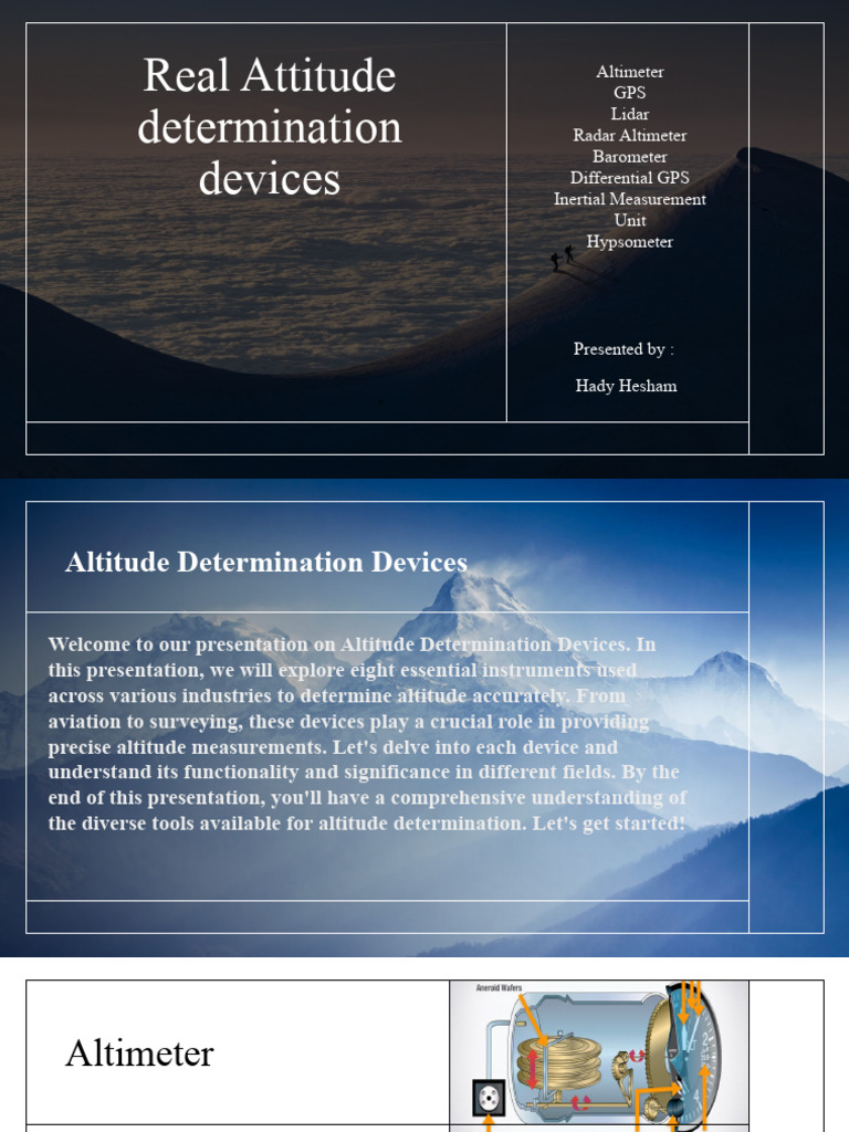 Real Attitude Determination Devices | PDF | Lidar | Inertial Navigation System