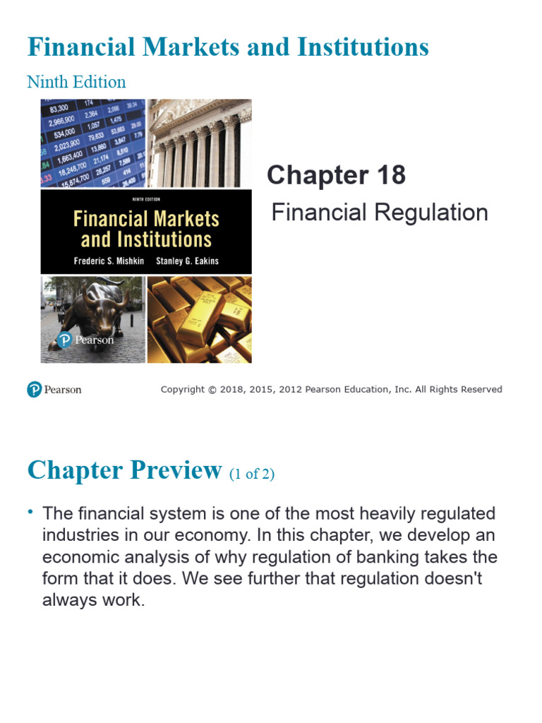 Mishkin Fmi09 PPT 18 | PDF | Banks | Dodd–Frank Wall Street Reform And Consumer Protection Act