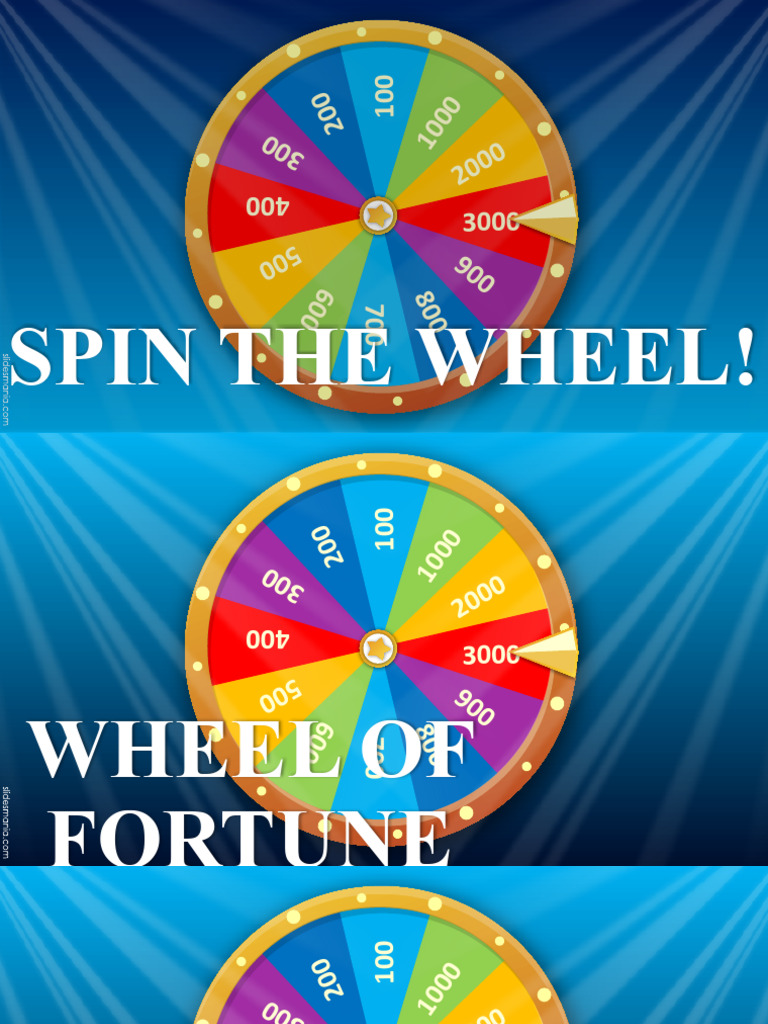 Interactive PowerPoint Spin Wheel Template | PDF
