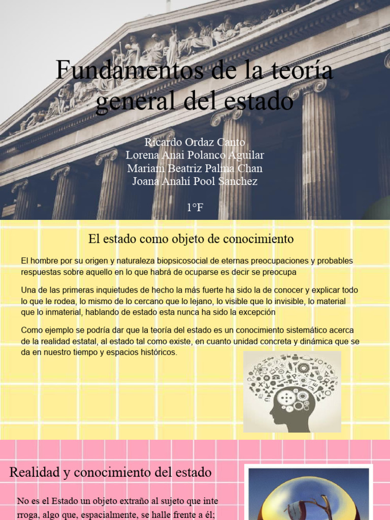 Fundamentos de La Teoría General Del Estado | PDF