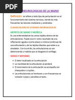 Mano en Garra: Causas y Tratamientos | PDF | Mano | Nervio