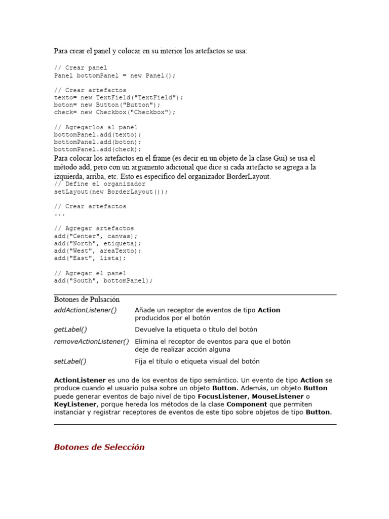 Mi - MAnual - de - Java | PDF | Objeto (informática) | Java (lenguaje ... Mi - MAnual - de - Java | PDF | Objeto (informática) | Java (lenguaje ...