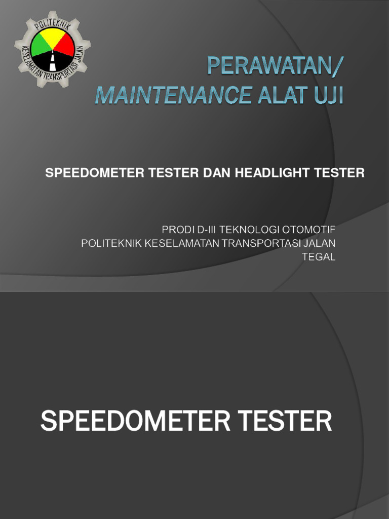 TEKNIK KALIBRASI - Speedo Headlight | PDF | Griya & Taman | Teknologi & Rekayasa
