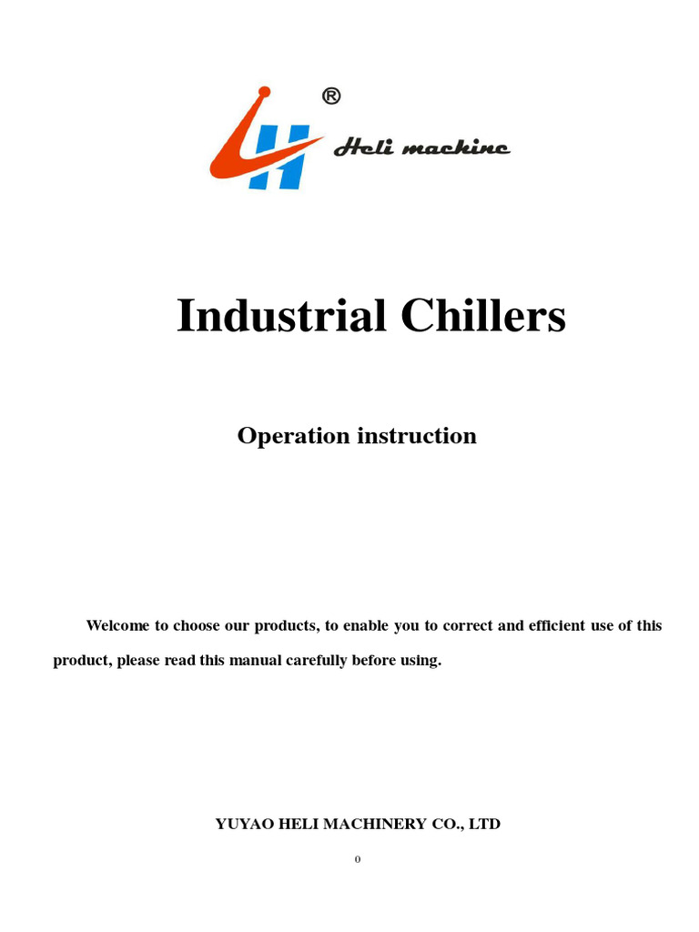 Manual Chillers20 New | PDF | Parameter (Computer Programming) | Power Supply