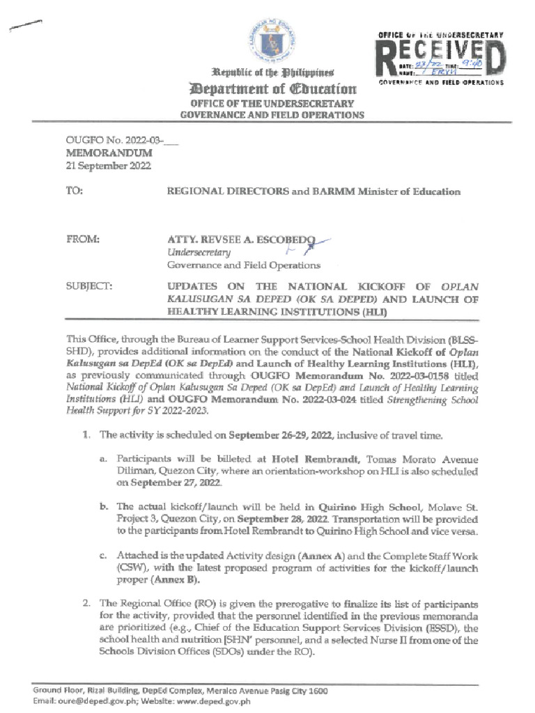 OK Sa DepEd CAR | PDF | Dentistry | Dentist