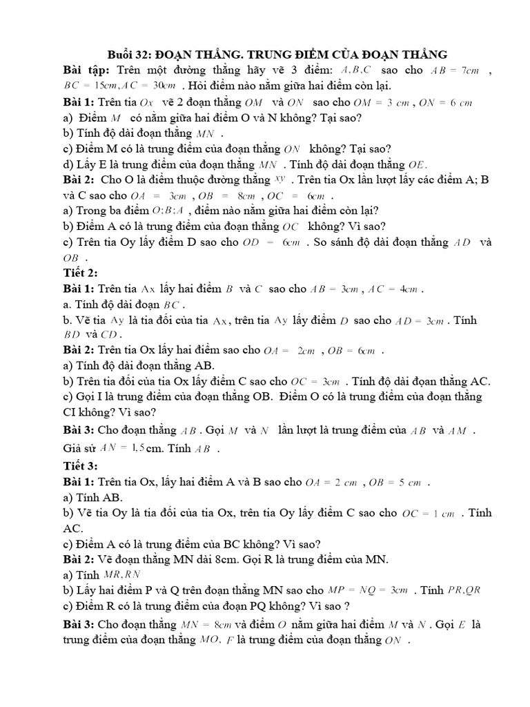 Phieu 32doan Thang Trung Diem Cua Doan Thang | PDF