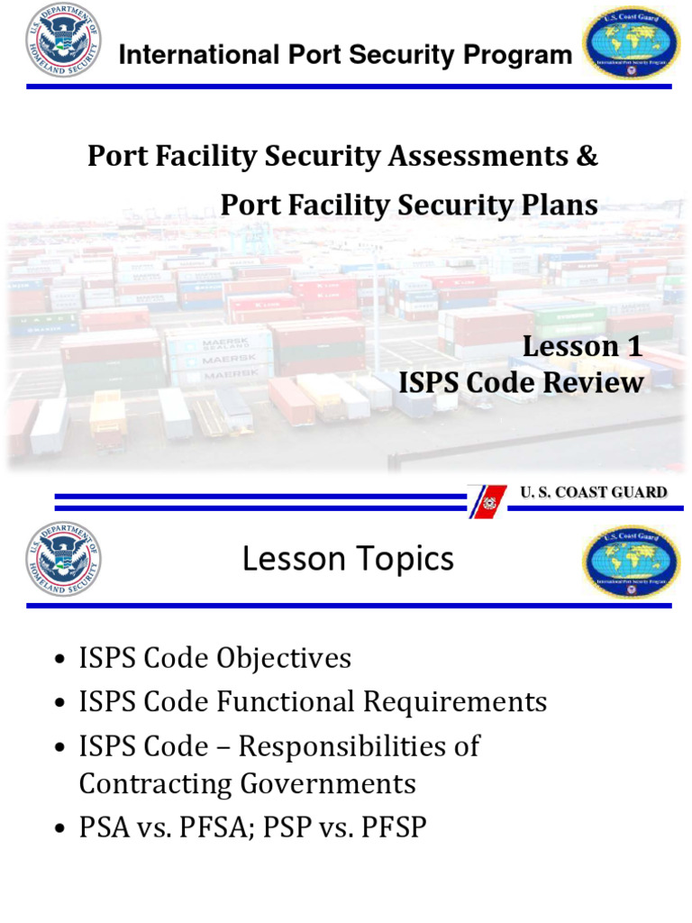 PFSA PFSP Lesson1 | PDF