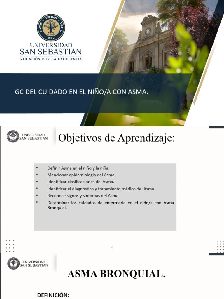 Cuidados del Asma en Niños: Guía Completa | PDF | Asma | Ciencias de la ...