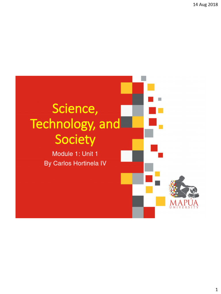 GED_104_STS_Module | PDF | Science | Social Sciences